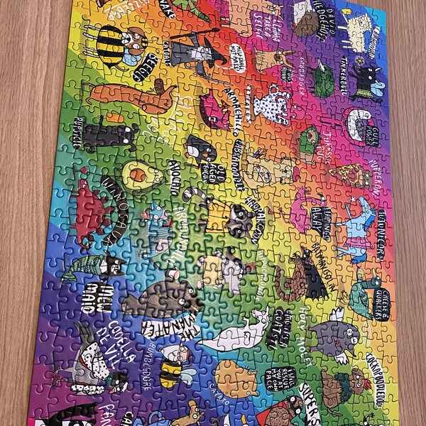 Punimals Animal Jigsaw Rainbow Jigsaw Pun Jigsaw Funny Jigsaw Katie ...