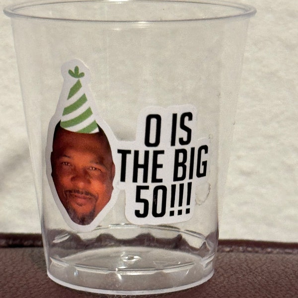 Set Of 10 Plastic Shot Glasses Personalized Custom Shot Glasses Bulk 30th Birthday Decorations
