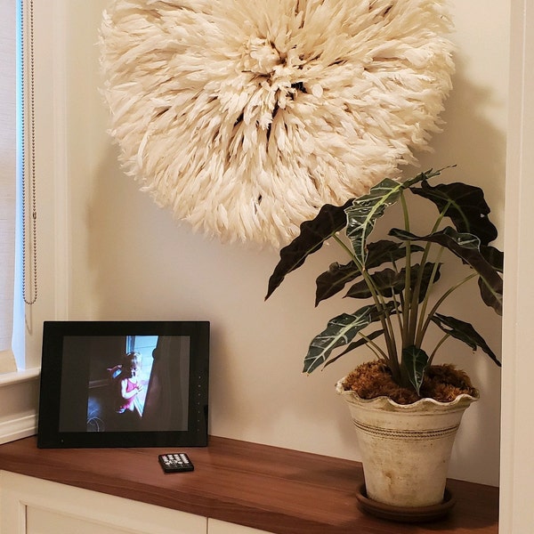 Ivory Juju Hat or Cream African Juju Hat Wall Art Decor for Interior ...