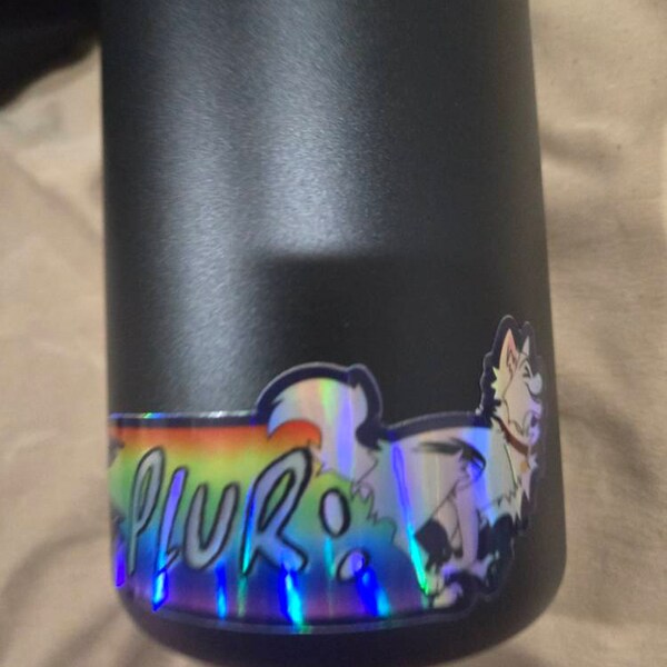 Scene Furry 2000’s “PLUR” Sticker - Etsy