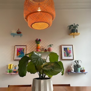 Wavy Shelf Squiggle Shelf Funky Decor Maximalist Pastel Shelves Danish ...