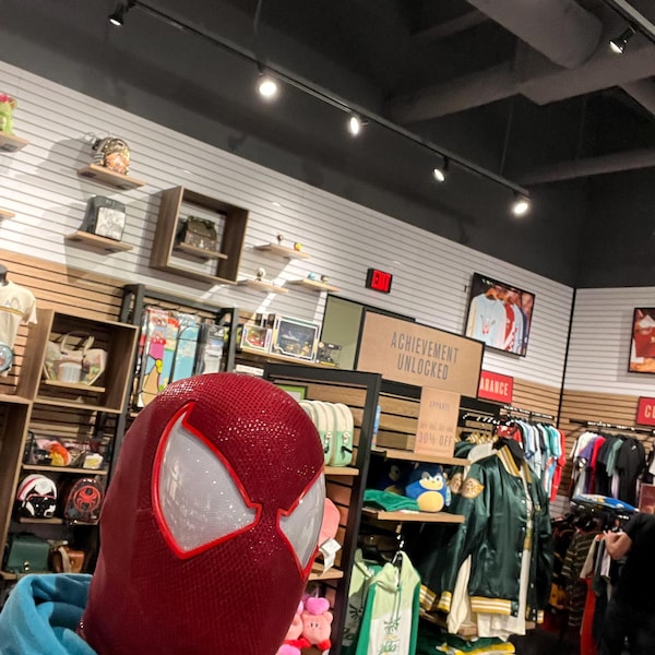 Customized Ben Reily Scarlet Spiderman Mask,with Faceshell and Lenses ...