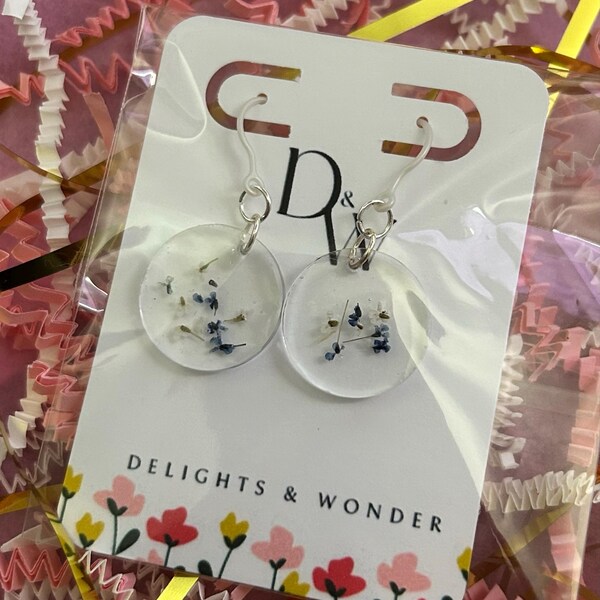 Adorable Sea-inspired Studs - Blue and Neutral Beach Jewelry - Etsy