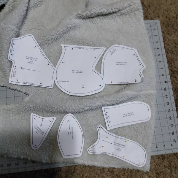 ALMOST FREE Vintage Lamb Toy Sheep Sewing Pattern Easter PDF Instant Download Easy Instructions ...