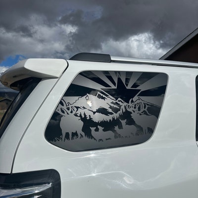 Fits 2009-2017 Chevrolet Traverse Rear Side Windows American Flag ...