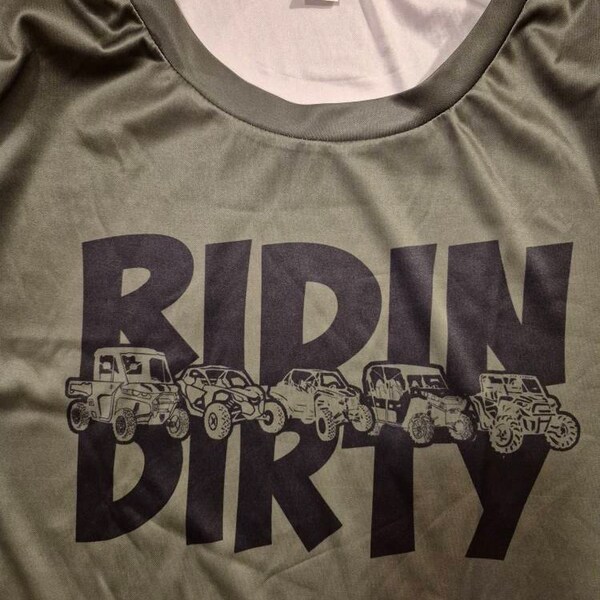 Mens SXS Riding Shirt, Sxs Shirt, Dri Fit,atv Shirt, Utv Shirt off Road ...