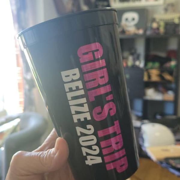 Girls Trip / Custom Names / Girls Trip Gifts / Girls Trip Cups / 22oz ...