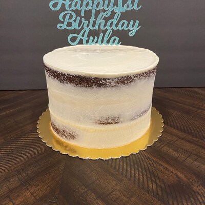 Custom Name Glitter Birthday Cake Topper, Personalized Name, Any Name ...