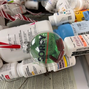 Pharmacy Ribbon Sticker I X Open Bottles for When Marking Open Stock ...