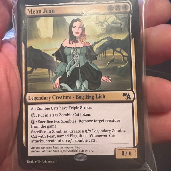 10x Custom MTG Card 2.5x3.5", Magic the Gathering Illustration ...