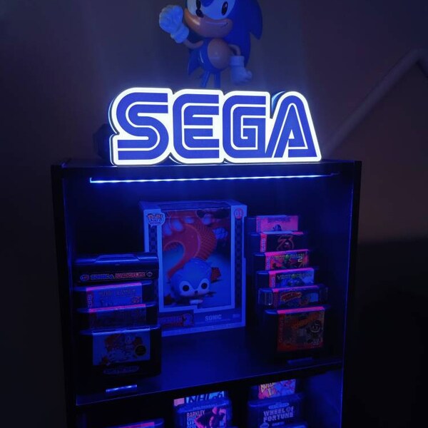 SEGA Sign for Gaming Room Decor | Sega CD, Sega Genesis, Sega Saturn ...