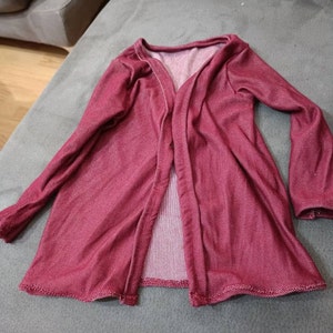 Slim Cardigan PDF Sewing Pattern - Etsy