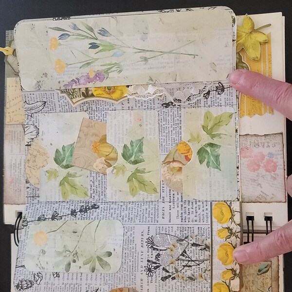 Folio Set Template, Folding Junk Journal Folio, Printable Craft Supply ...