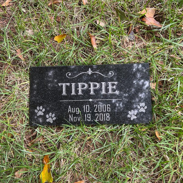 Custom Memorial Gray Slate Thick Stone, 6x12 12x12 12x24 Inches ...