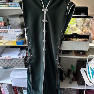 Men's Fantasy Tabard Vest With Lacing PDF Pattern for Instant Download ...