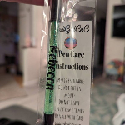 RSVP Ballpoint Glitter Pen - Etsy