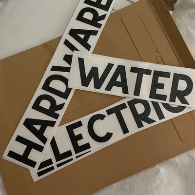 Big Storage Bin Decal Large Custom Vinyl Labels up to 11 Playroom ...