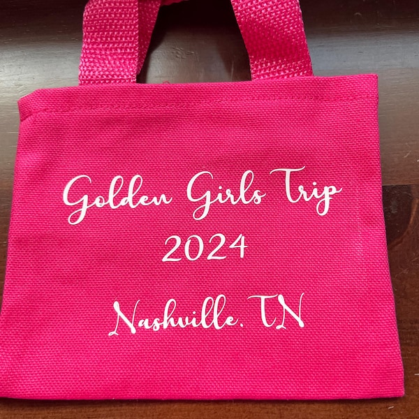 Personalized Canvas Gift Bags | Party Favor Bags | Event Gift Bags ...