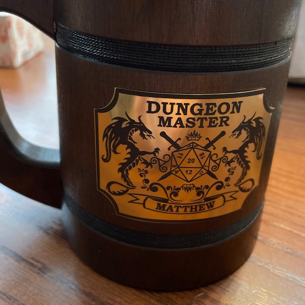 Dungeons and Dragons, Dungeon Master Personalized Mug, I Am DM That's ...
