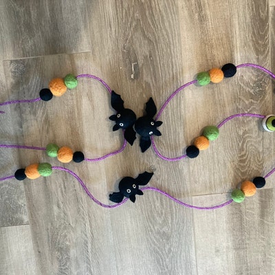 Felt Bats Halloween Bats Halloween Felted Bats - Etsy