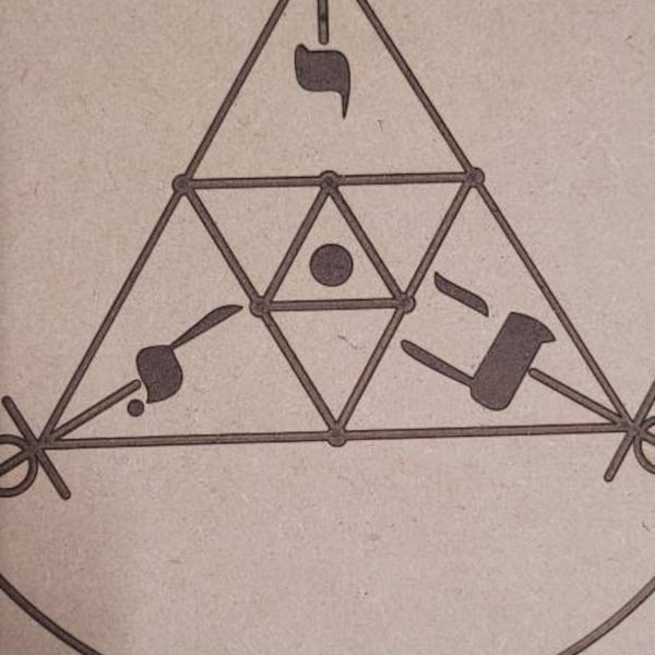 Wooden Pendulum Spiritual Dowsing Board Laser Engraved Veneered Woods ...