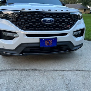 Custom white License Plate Car Tag Personalized - Etsy