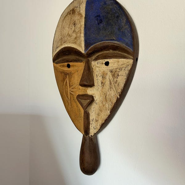 Vintage African Bwa Hawk Mask Handcrafted Spiritual Art for Unique ...