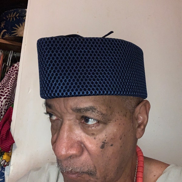 Black African Hat by Oga Faaji African Native Hat Kente Hat African ...