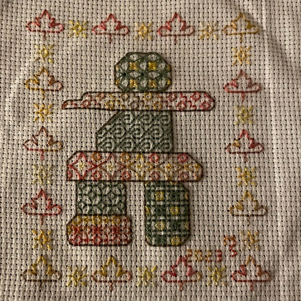 Blackwork Mosaic Needle Book & Scissor Fob. PDF Pattern - Download ...