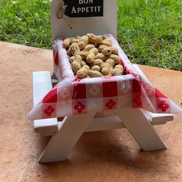 Cat Table, Elevated Feeder, Kitten Table, Picnic Table, Pet Feeder, Pet ...