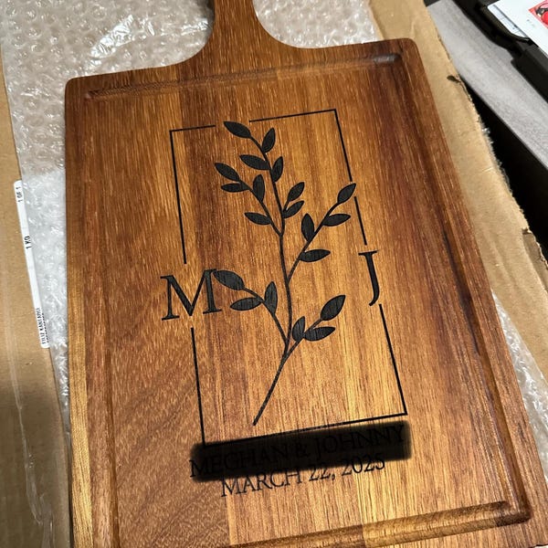 Custom Logo Board, Logo Cutting Board, Engraved Logo Board, Custom ...