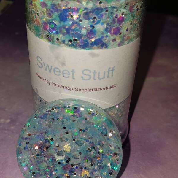 Sweet Stuff - Chunky Glitter Mix - Iridescent Glitter for Tumblers ...