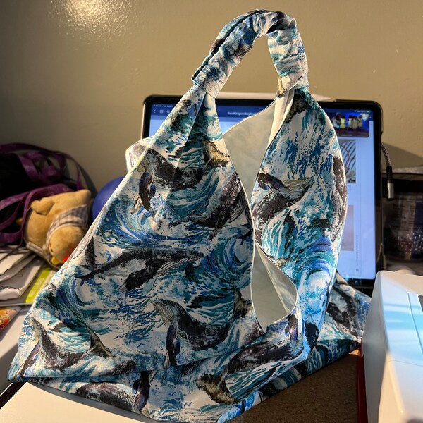 Small Japanese Folded Bag | PDF Sewing Pattern With Tutorial | Instant ...