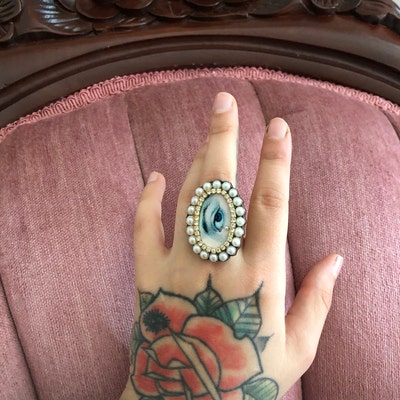 Black Gargoyles Necklace Black Filigree Chain Faceted Deep Red - Etsy