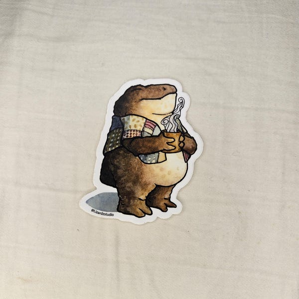 Pinecone Scout Sticker - Waterproof Vinyl Matte Sticker, Original ...