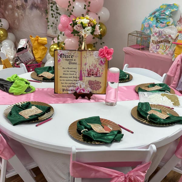 Once Upon a Time Fairytale Storybook Foamboard Centerpieces/ Enchanting ...