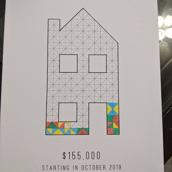 1000 Unit Geometric Mountain Progress Chart - Etsy