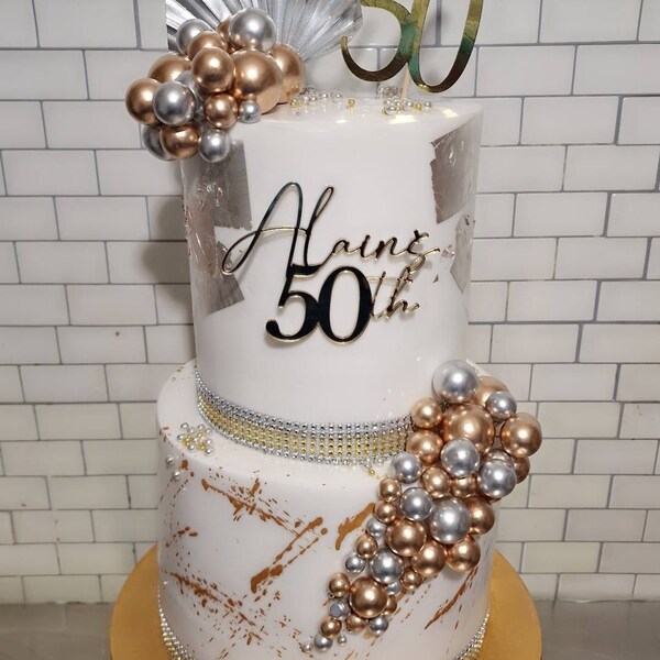 Acrylic 'name is Age' Cake Topper or Charm. Various Colours & Sizes - Etsy UK