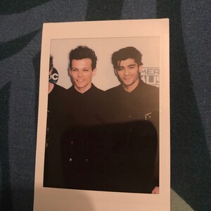 One Direction Custom Polaroids // Real Instax Mini Polaroids | Etsy