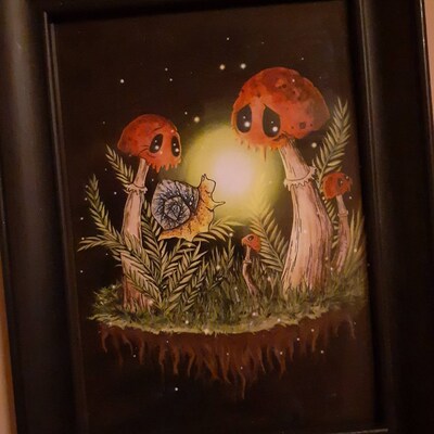 Lightkeeper, Forest Snail, Fantasy Cottagecore, Spooky Mushrooms ...