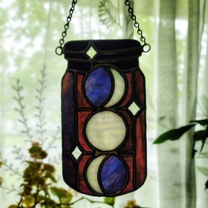 Stained Glass Pattern: triple Vision - Etsy