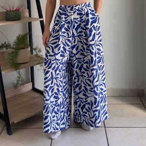 Palazzo Pants PATTERN Digital Pdf Video Tutorial, Wide Leg Trousers ...