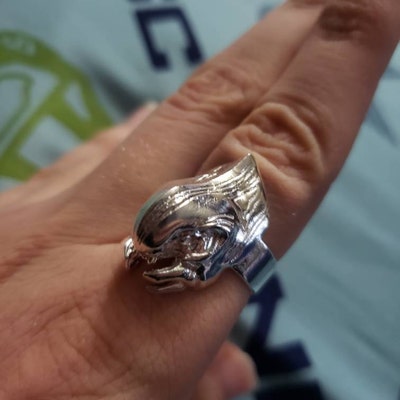 Aztec Pattern Ring Aztec Mens Ring for Mayan Wedding Aztec Gold Ring ...