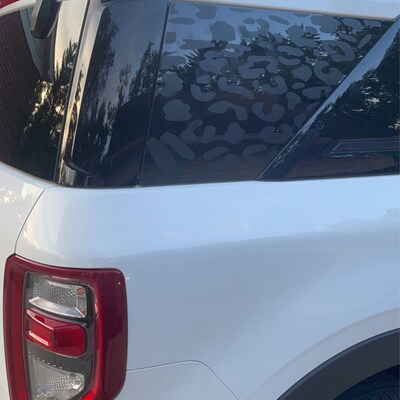 Leopard Cheetah Print Spots Rear Side Window Decals for 2021 Ford ...