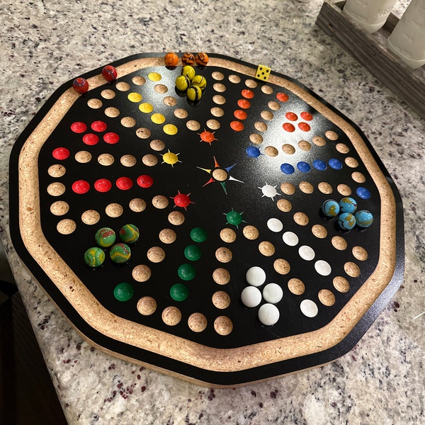 20" Aggravation With Large 7/8" Marbles / Wahoo / Marbles Board, Double ...