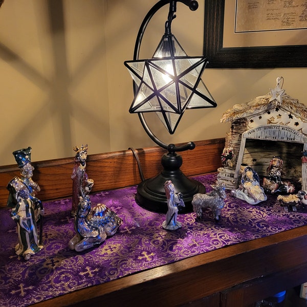 Home Altar Catholic Liturgical Runner Gold White Metallic Gold 2 Sizes ...