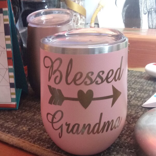 Blessed Grandma Decal/grandmother Decal/grandma Life Decal/yeti Decal ...