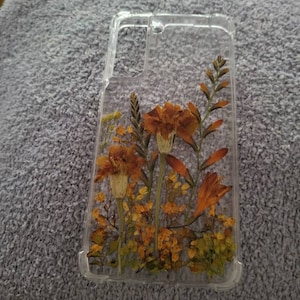 Real Pressed Flower Phone Case for iPhone 15 14 13 12 11 Pro Max X XR ...