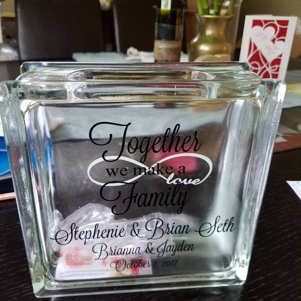 Unity Sand Set for Blended Family, Infinity Symbol, Unity Ceremony ...