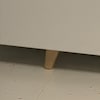 Mid Century, Tapered Furniture Legs Varnished Wooden Cabinet Legs [6 ...